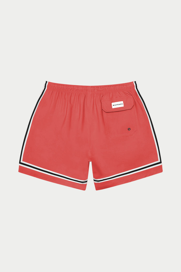 Vintage Red Game Swim Short – Bridge + Root